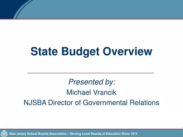 PPT - State Budget Overview PowerPoint Presentation, free download - ID ...