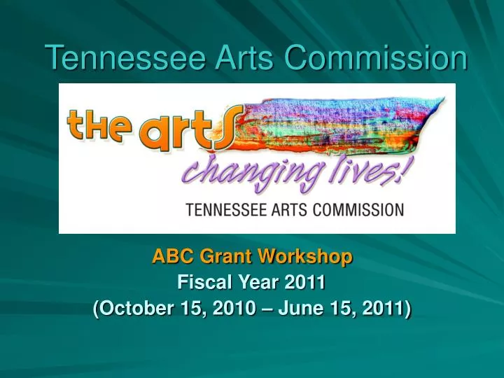 PPT - Tennessee Arts Commission PowerPoint Presentation, free download ...