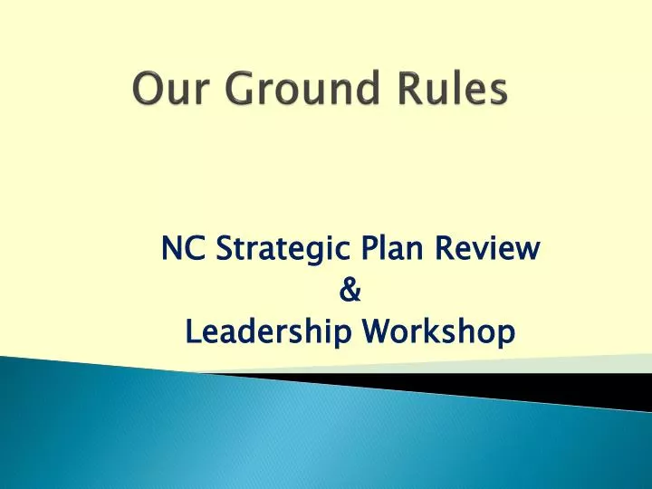 PPT - Our Ground Rules PowerPoint Presentation, free download - ID:6806215