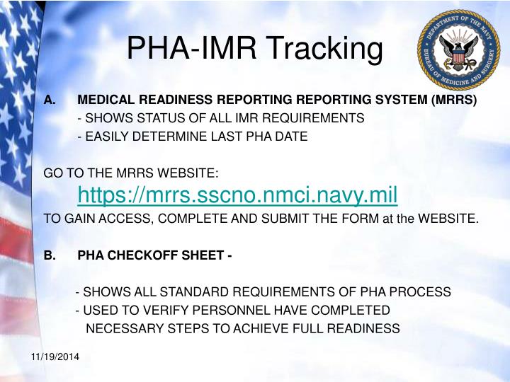 PPT - Periodic Health Assessment for Individual Medical Readiness ...