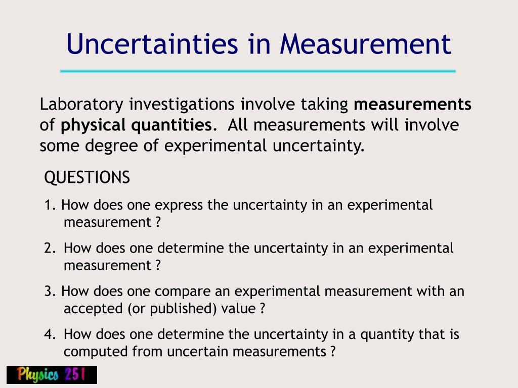 PPT - Uncertainties in Measurement PowerPoint Presentation, free ... PPT - Uncertainties in Measurement PowerPoint Presentation, free ...