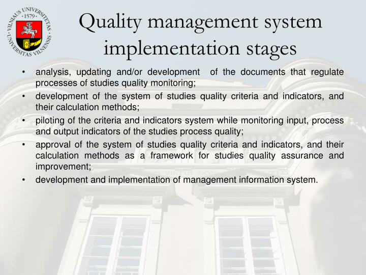 PPT - QUALITY MANAGEMENT AS A TOOL FOR QUALITY CULTURE EMBEDMENT ...