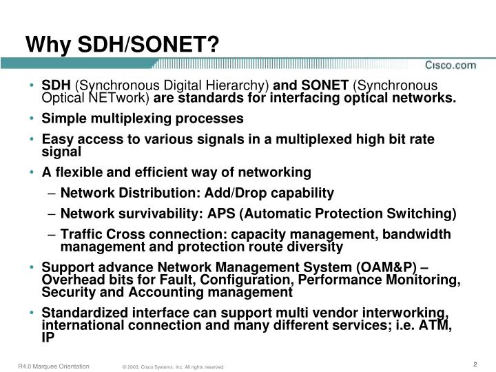 PPT - SONET/SDH Introduction – What is the Difference Between SONET and ...