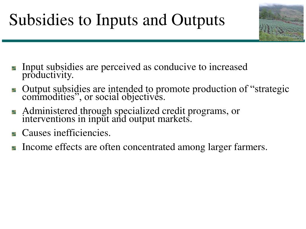 PPT - Agriculture and Public Finance PowerPoint Presentation, free ...