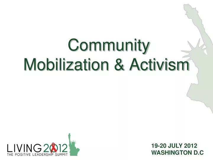 PPT - Community Mobilization & Activism PowerPoint Presentation, free ...
