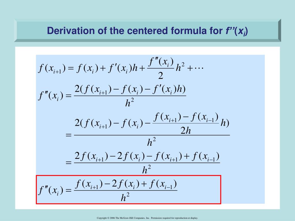 PPT - ~ Numerical Differentiation and Integration ~ Numerical ... PPT - ~ Numerical Differentiation and Integration ~ Numerical ...