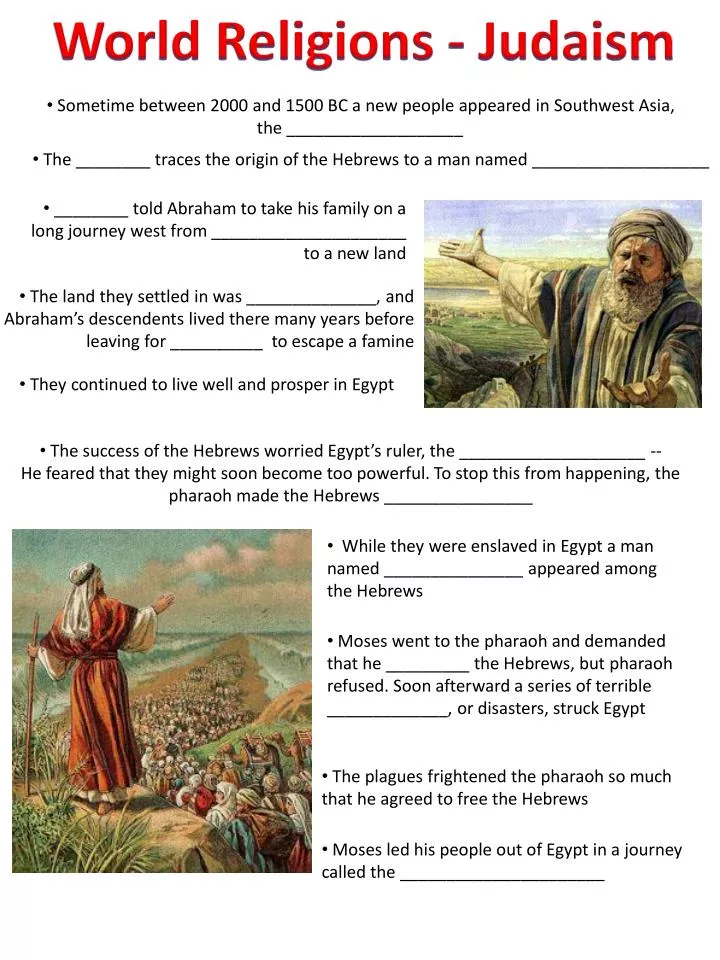 PPT - World Religions - Judaism PowerPoint Presentation, free download ...