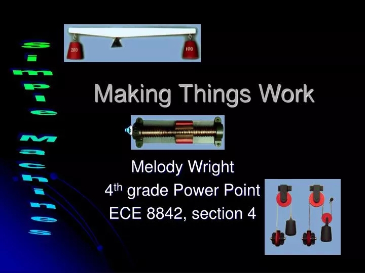 PPT - Making Things Work PowerPoint Presentation, free download - ID ...