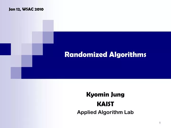 PPT - Randomized Algorithms PowerPoint Presentation, free download - ID ... PPT - Randomized Algorithms PowerPoint Presentation, free download - ID ...