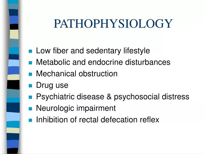 PPT - PATHOPHYSIOLOGY PowerPoint Presentation, free download - ID:6812740