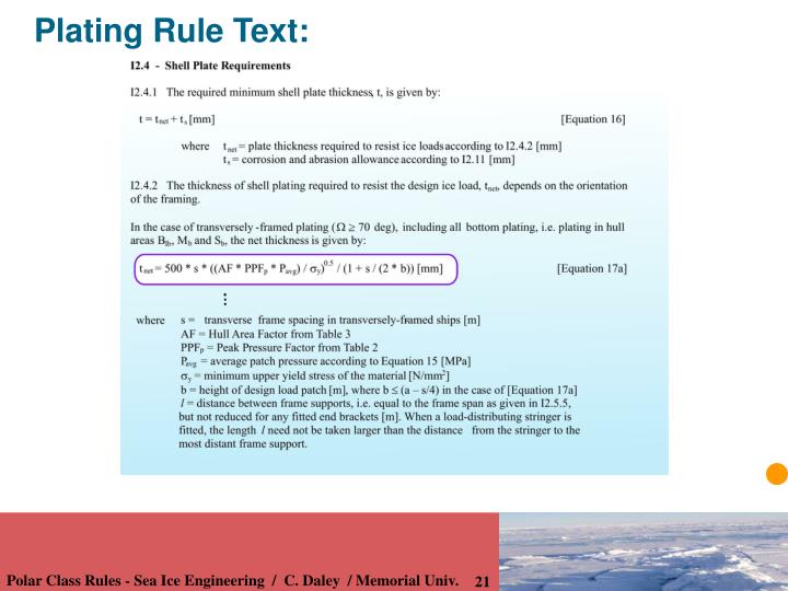PPT - IACS Requirements for Polar Class Ships Overview and Background ...
