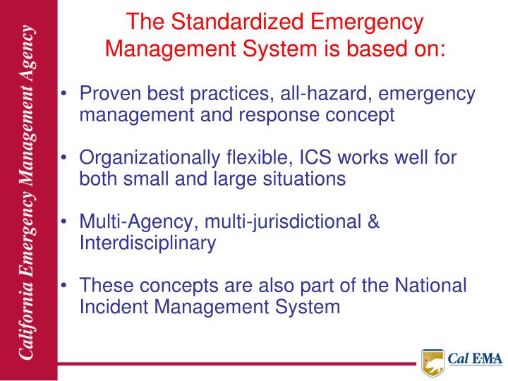 PPT - Introduction to the Standardized Emergency Management System ...