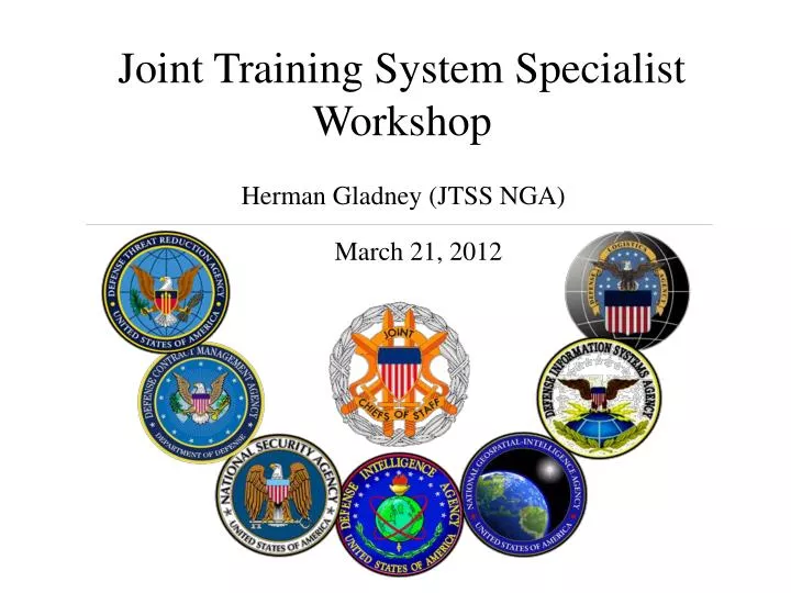 PPT - Joint Training System Specialist Workshop PowerPoint Presentation ...