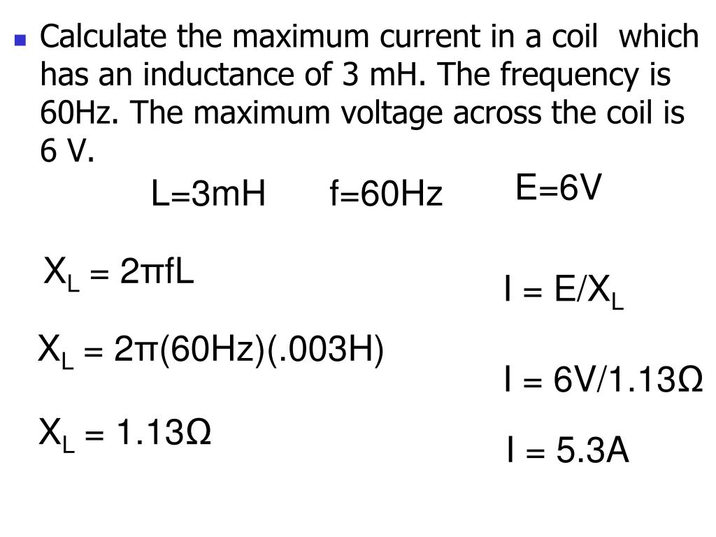 Ppt Inductive Reactance Powerpoint Presentation Free Download Id