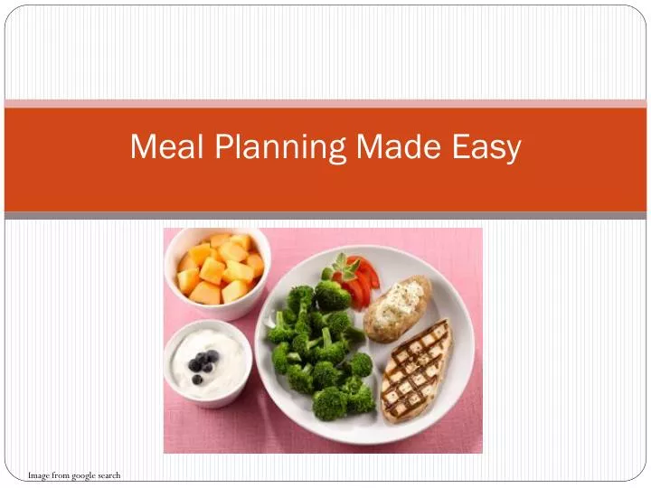 PPT - Meal Planning Made Easy PowerPoint Presentation, free download ...