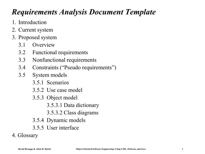 PPT - Requirements Analysis Document Template PowerPoint Presentation ... PPT - Requirements Analysis Document Template PowerPoint Presentation ...