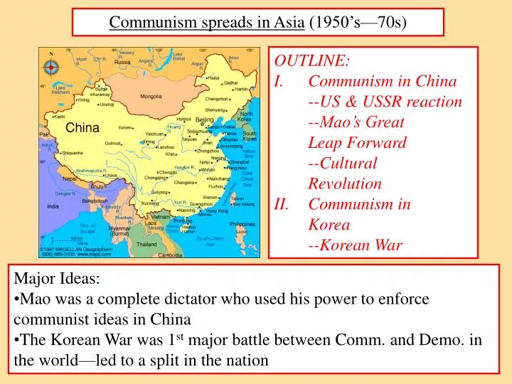 PPT - Communism spreads in Asia (1950’s—70s) PowerPoint Presentation ...