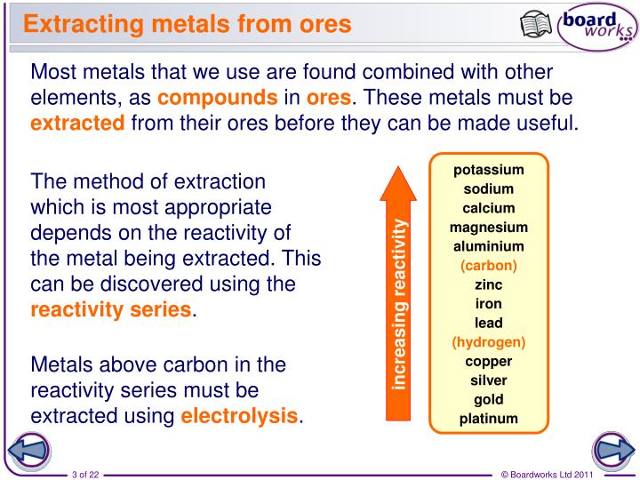 PPT - Extracting Metals by Electrolysis PowerPoint Presentation - ID ...