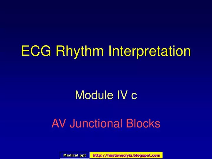 PPT - ECG Rhythm Interpretation PowerPoint Presentation, free download ...