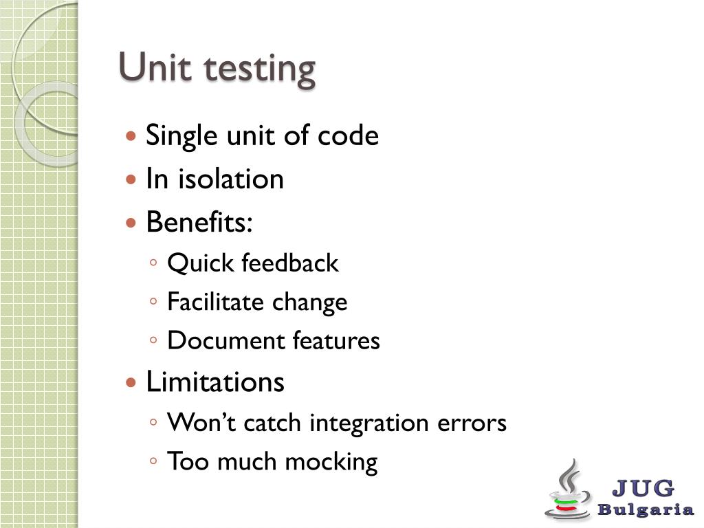 Ppt Test It Unit Mocking And In Container Meet Arquillian