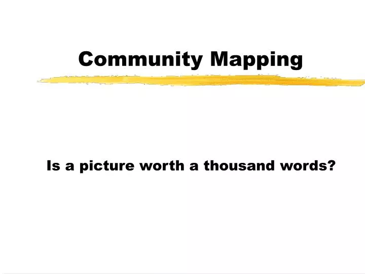 PPT - Community Mapping PowerPoint Presentation, free download - ID:6820367