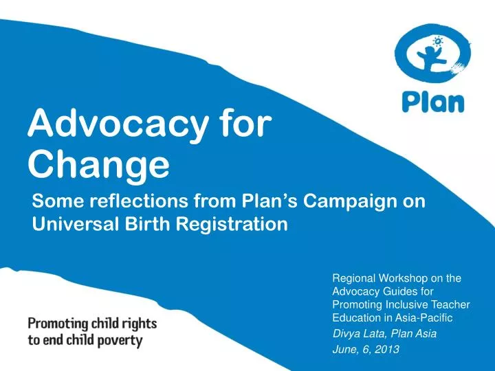PPT - Advocacy for Change PowerPoint Presentation, free download - ID ...