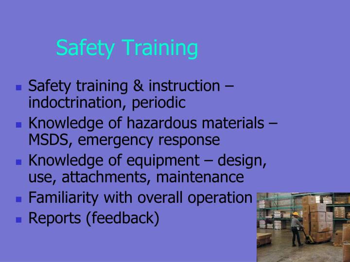 PPT - WAREHOUSE SAFETY PowerPoint Presentation - ID:6822059