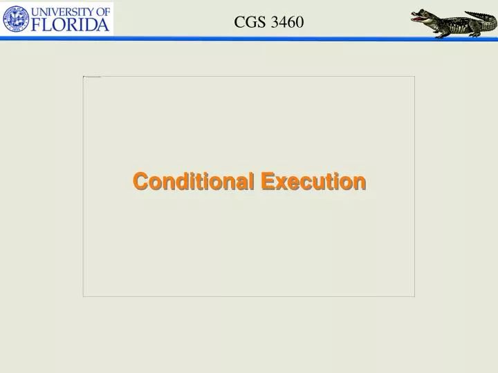 Ppt Conditional Execution Powerpoint Presentation Free Download Id6822143 1128