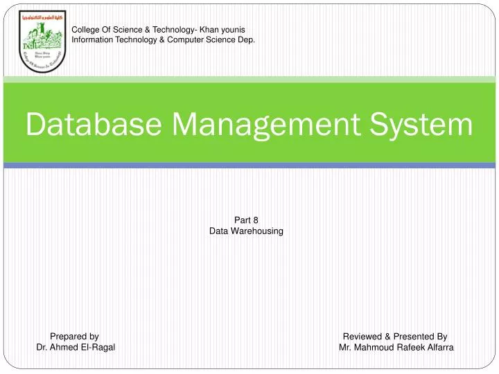Ppt Database Management System Powerpoint Presentation Free Download