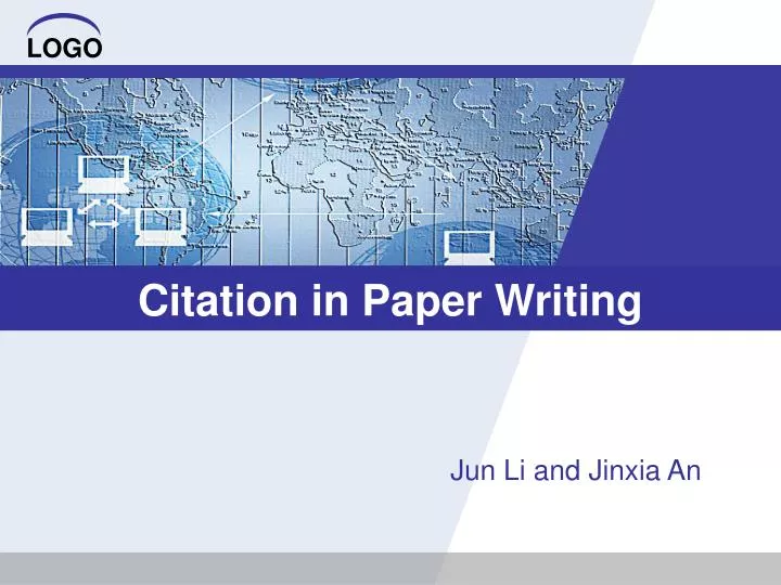 PPT - Citation in Paper Writing PowerPoint Presentation, free download ...