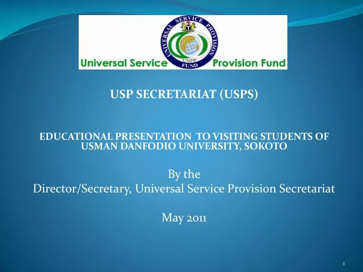 PPT - USP SECRETARIAT (USPS) PowerPoint Presentation, free download ...
