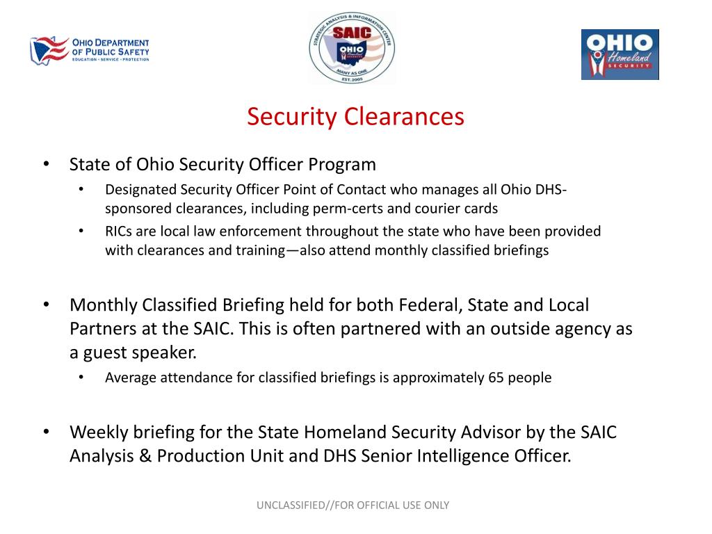PPT - Ohio Homeland Security & The Strategic Analysis and Information ...