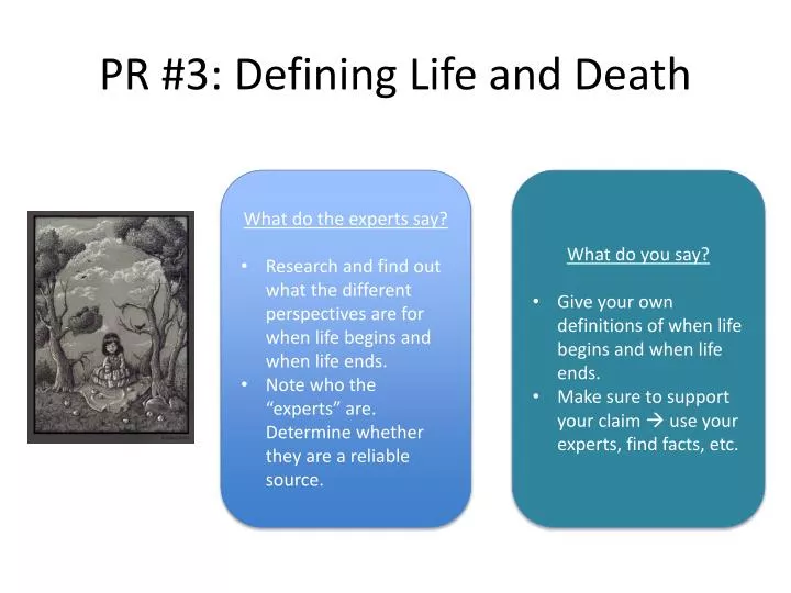 PPT - PR #3: Defining Life and Death PowerPoint Presentation, free ...