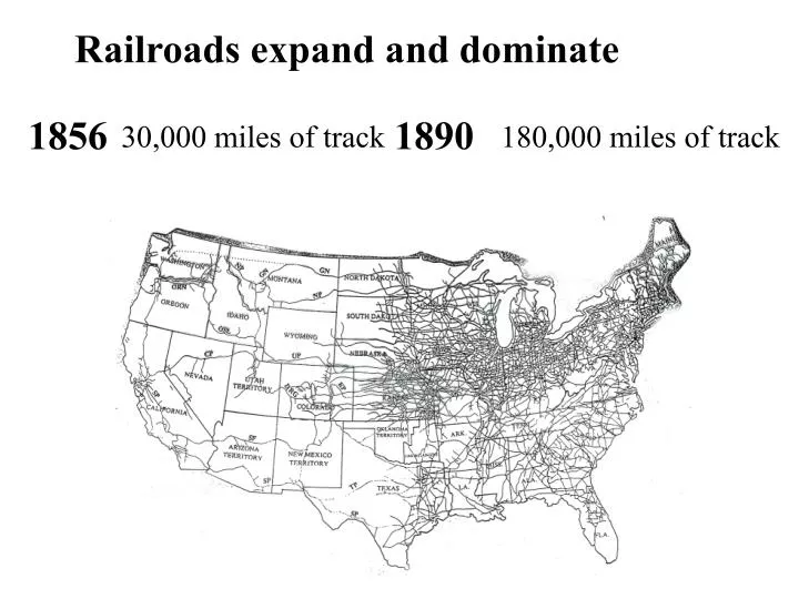 PPT - Railroads expand and dominate PowerPoint Presentation, free ...