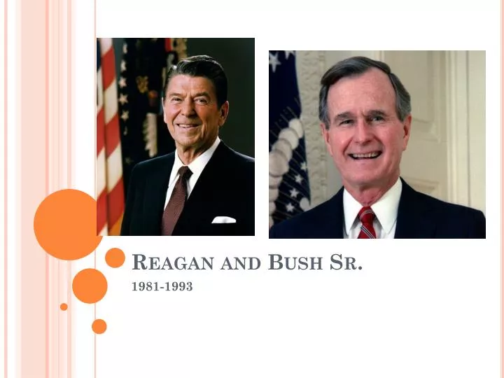 PPT - Reagan and Bush Sr. PowerPoint Presentation, free download - ID ...
