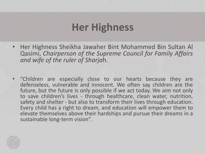 PPT - Her Highness PowerPoint Presentation, free download - ID:6826619