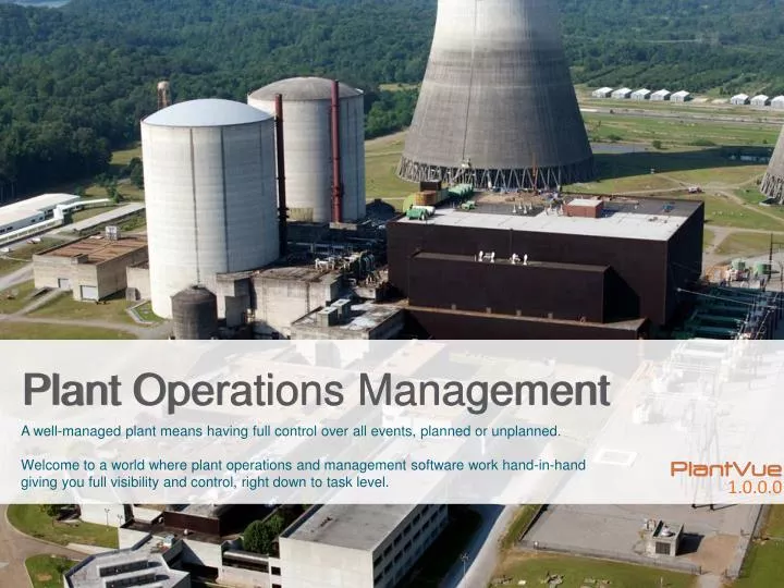 PPT - Plant Operations Management PowerPoint Presentation, free ...