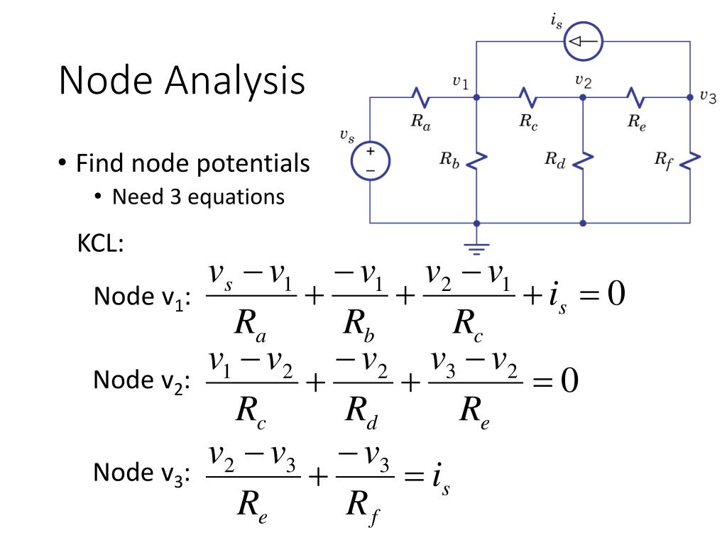 PPT Circuits Lecture 2 Node Analysis PowerPoint Presentation Free PPT Circuits Lecture 2 Node Analysis PowerPoint Presentation Free