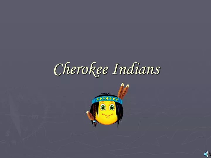 Cherokee Indian Powerpoint Template