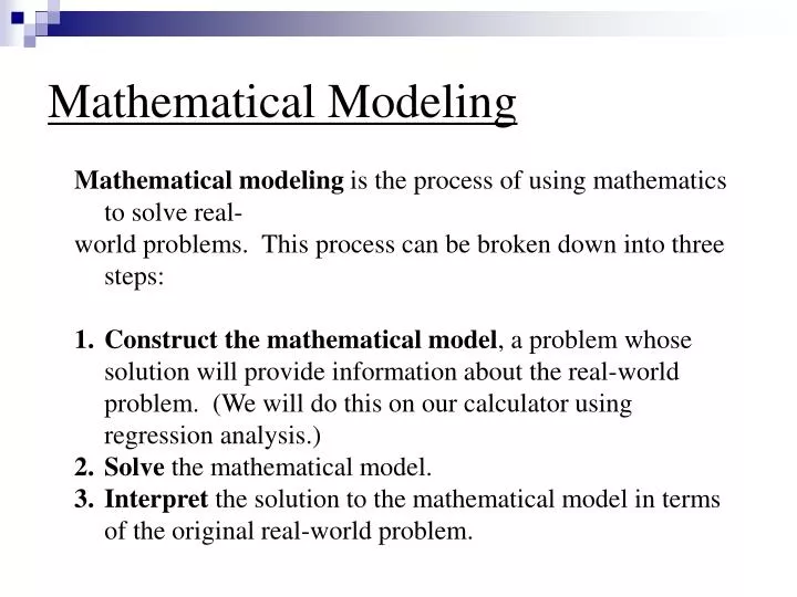 PPT - Mathematical Modeling PowerPoint Presentation, free download - ID ... PPT - Mathematical Modeling PowerPoint Presentation, free download - ID ...