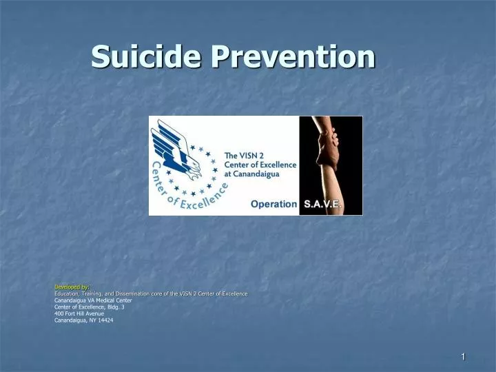 PPT - Suicide Prevention PowerPoint Presentation, free download - ID ...