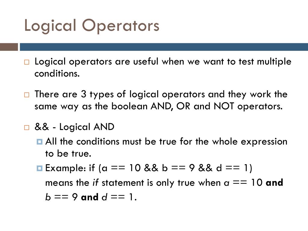 PPT Lecture 3 Basic C Operators PowerPoint Presentation Free