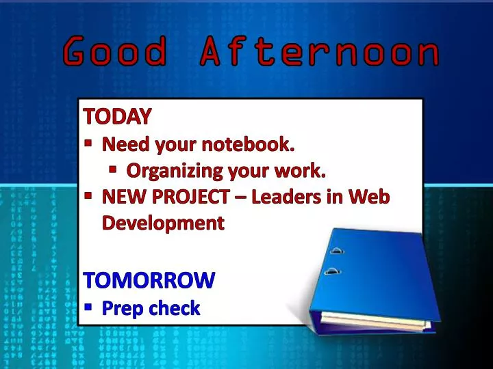 PPT - Good Afternoon PowerPoint Presentation, free download - ID:6830610