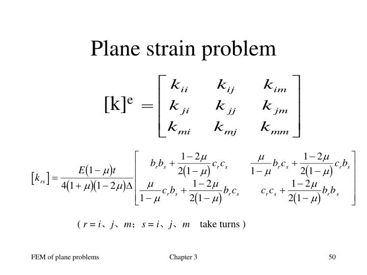 PPT - Chapter 3 Finite Element Method for Plane Stress and Plane Strain ...
