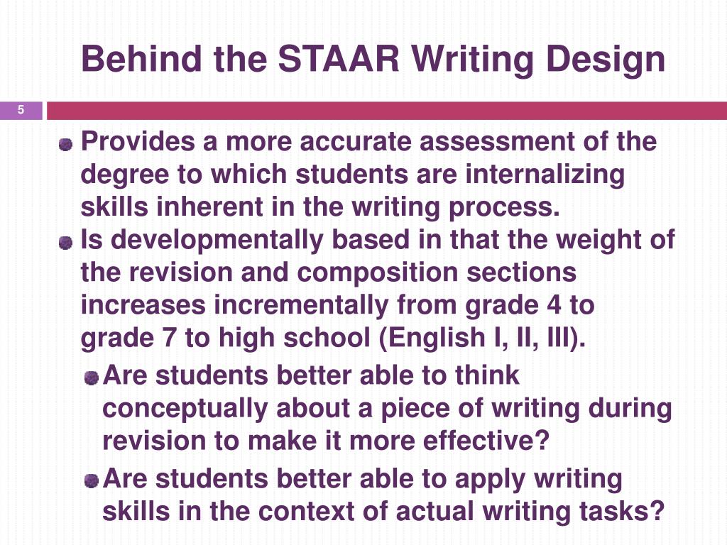 PPT - STATE OF TEXAS ASSESSMENTS OF ACADEMIC READINESS (STAAR TM ...