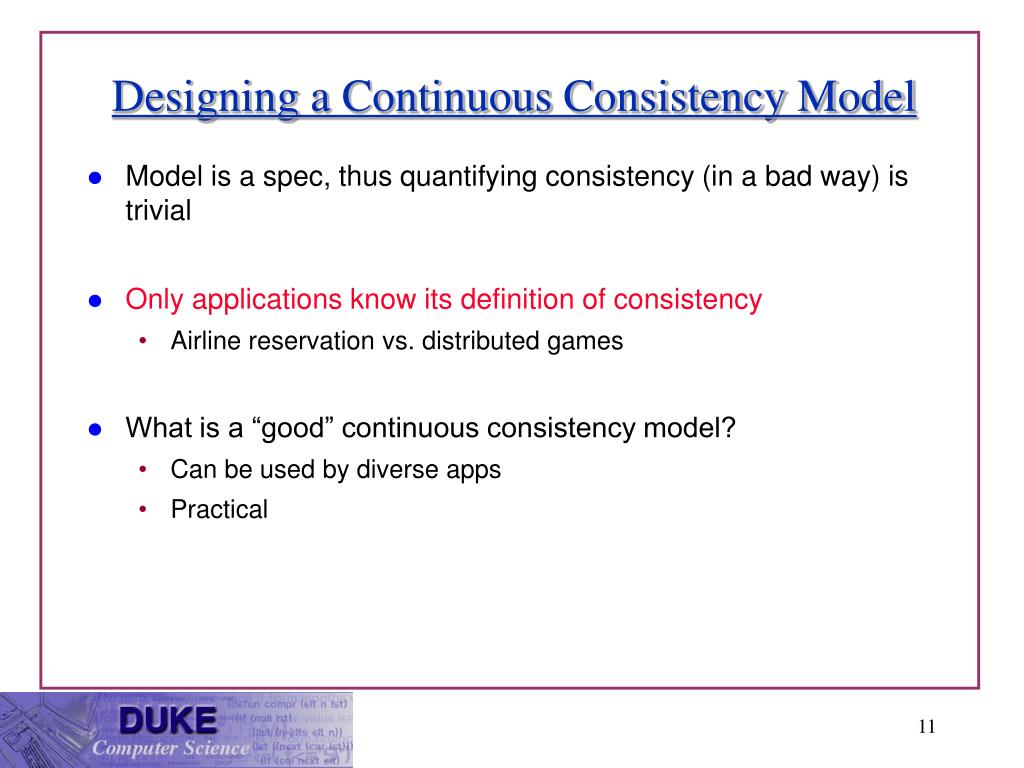 PPT - Continuous Consistency and Availability PowerPoint Presentation ...