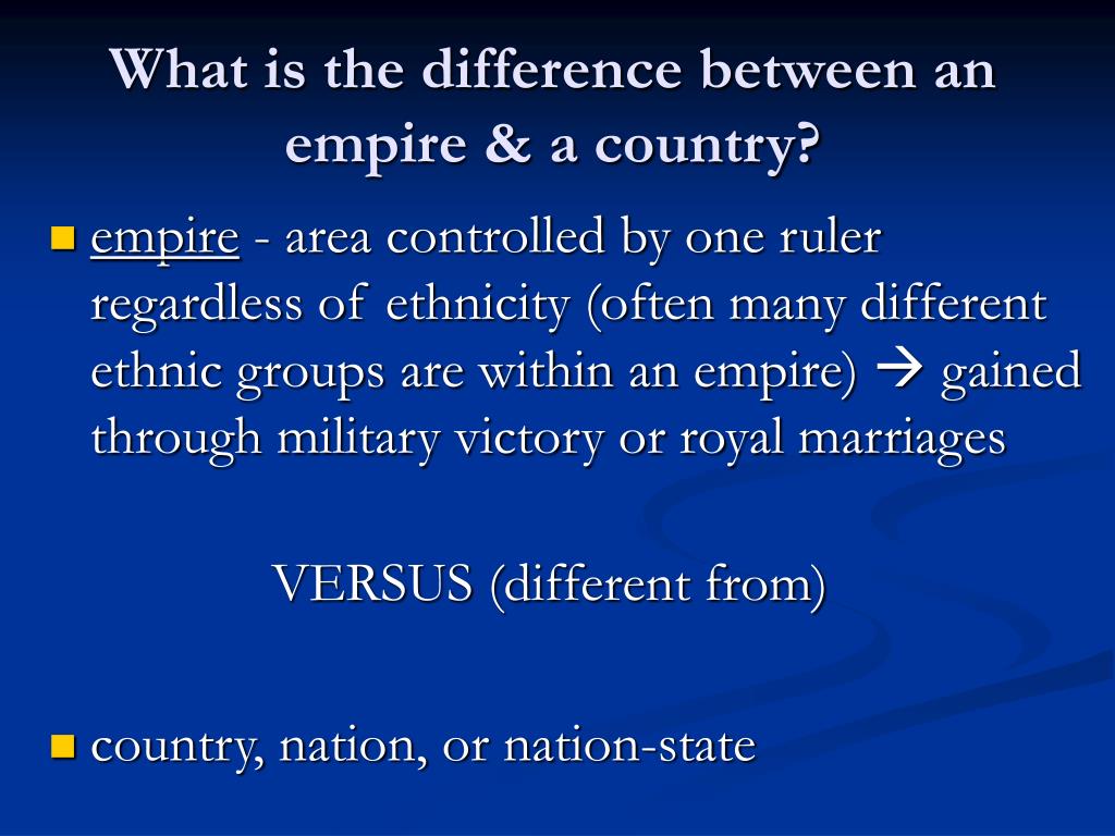 PPT - NATIONALISM : Nation-Builder & Empire-Destroyer, Ch. 8, Sections ...