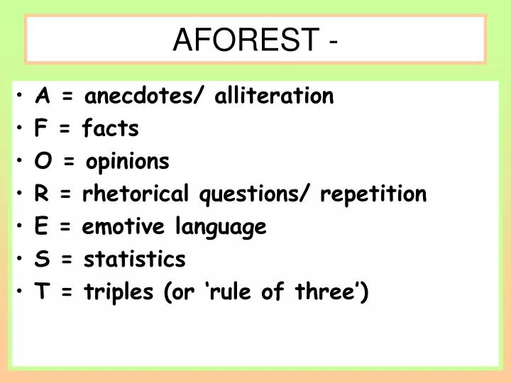 PPT - AFOREST - PowerPoint Presentation, free download - ID:6833378