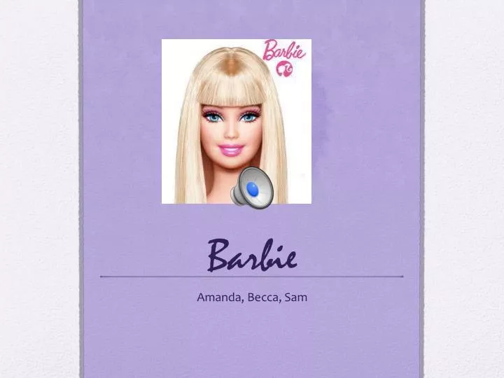 PPT - Barbie PowerPoint Presentation, free download - ID:6833428