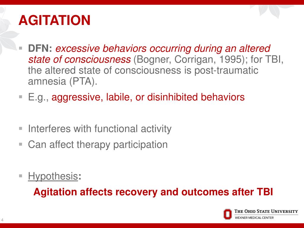 PPT - Agitation Duration, Density and Intensity during Acute Inpatient ...